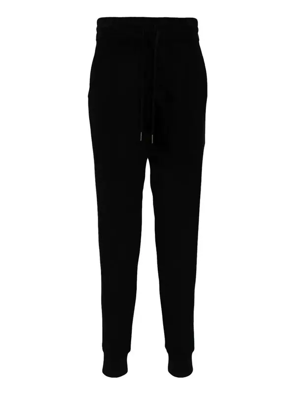 TOM FORD Straight-leg Cotton Track Pants - Black