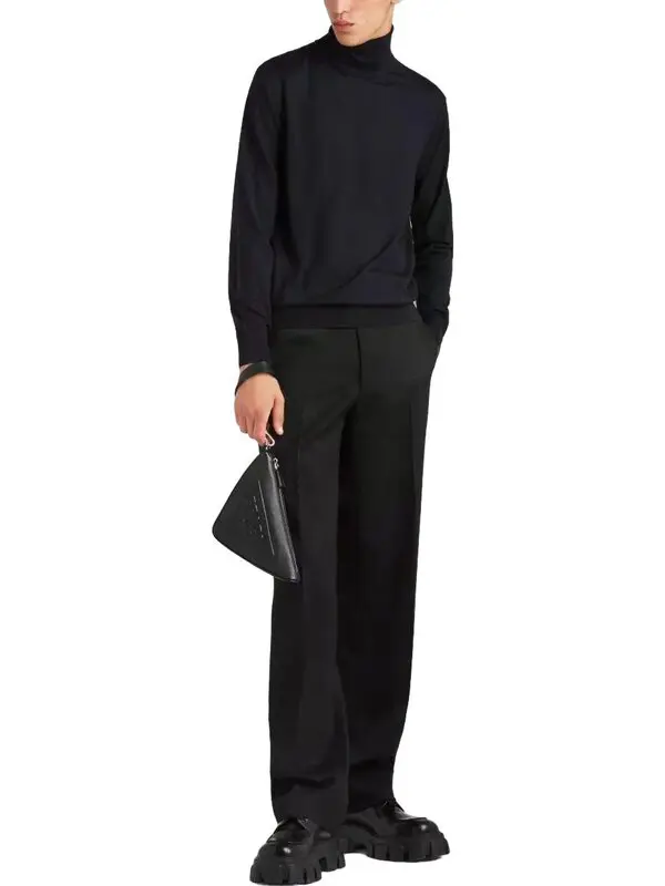 Prada Wool Turtleneck - Blue