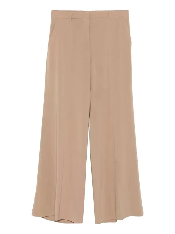 Alberto Biani High-waisted Flared Trousers - Neutrals
