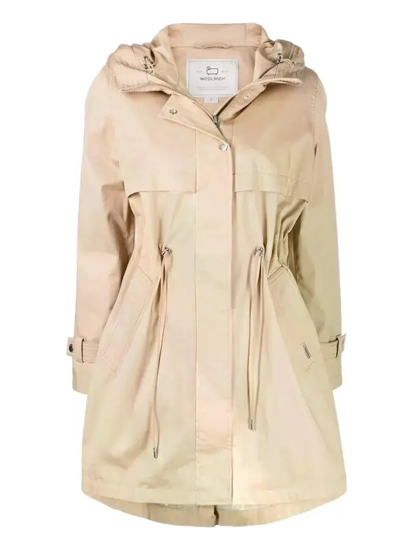 Woolrich Havice Zip-front Parka Coat - Neutrals