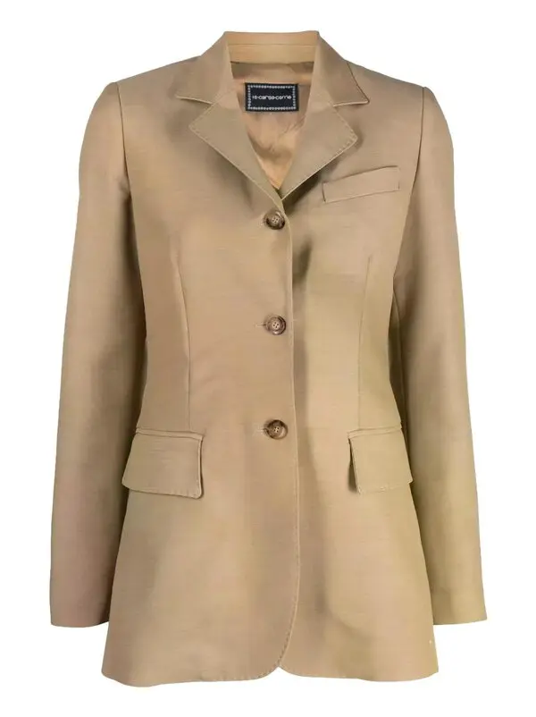 10 CORSO COMO Single-breasted Notched Blazer - Neutrals