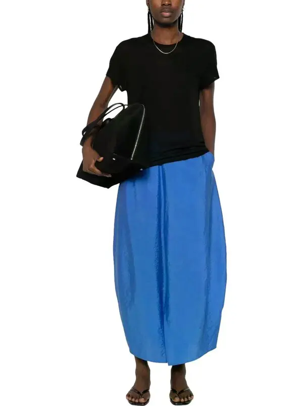 TOTEME Silk T-shirt - Black
