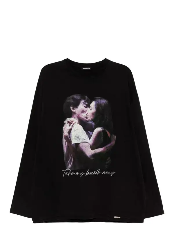 GROUND ZERO Graphic-print T-shirt - Black