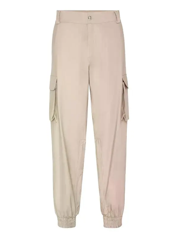 Philipp Plein Long Cargo Trousers - Neutrals