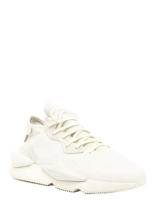 Y3 Kaiwa Panelled Lace-up Sneakers - Neutrals