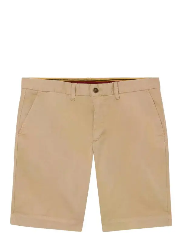 Brooks Brothers Stretch Cotton Bermuda Shorts - Neutrals