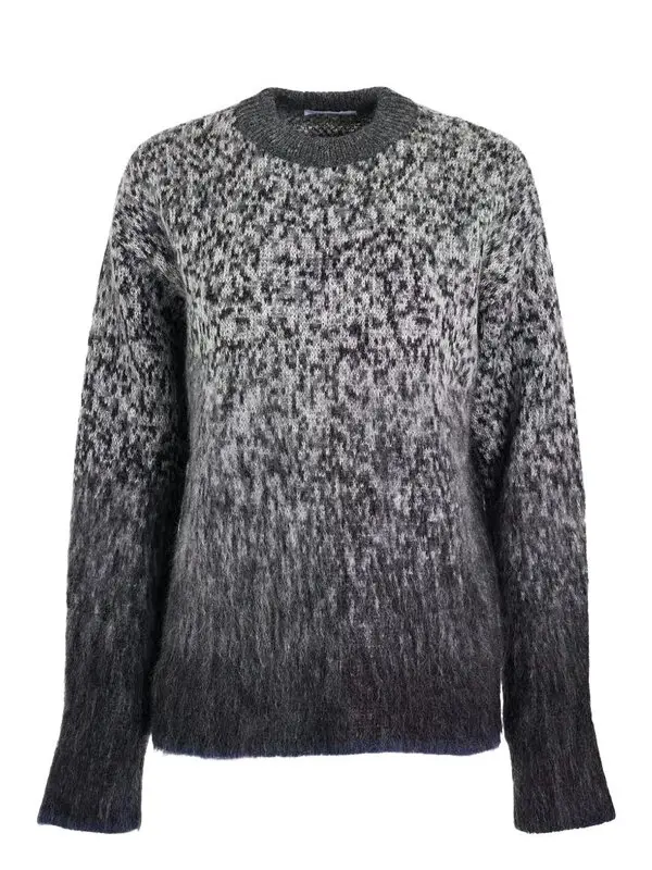 Off-White Arrow Intarsia Jumper - Grey