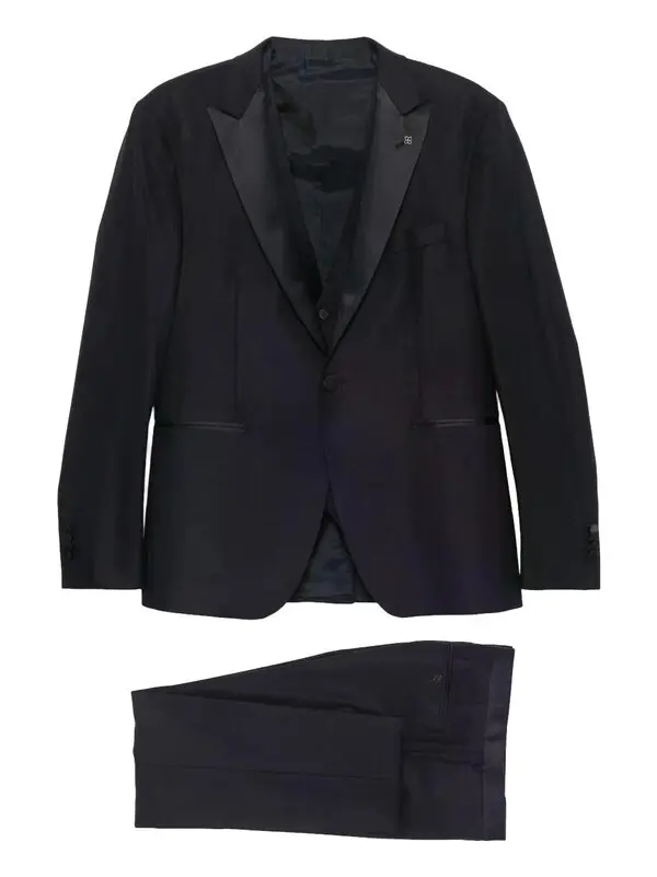 Tagliatore Single-breasted Dinner Suit - Blue