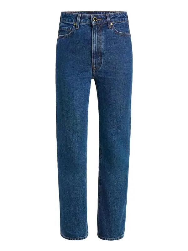Khaite The Abigail Straight-leg Jeans - Blue