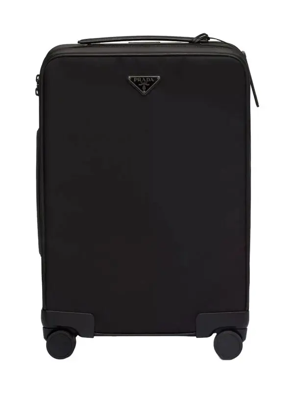 Prada Re-nylon Triangle-logo Trolley - Black