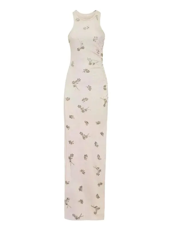 Philipp Plein Jersey Midi Dress - Grey