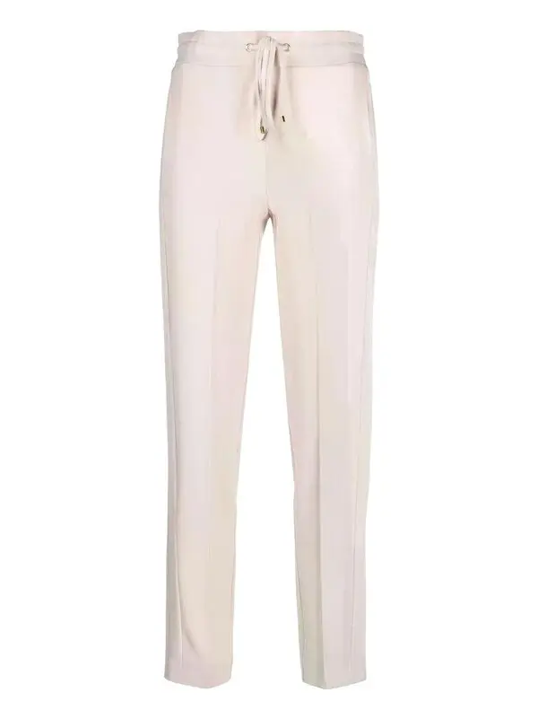 Blumarine Drawstring Slim-fit Trousers - Neutrals