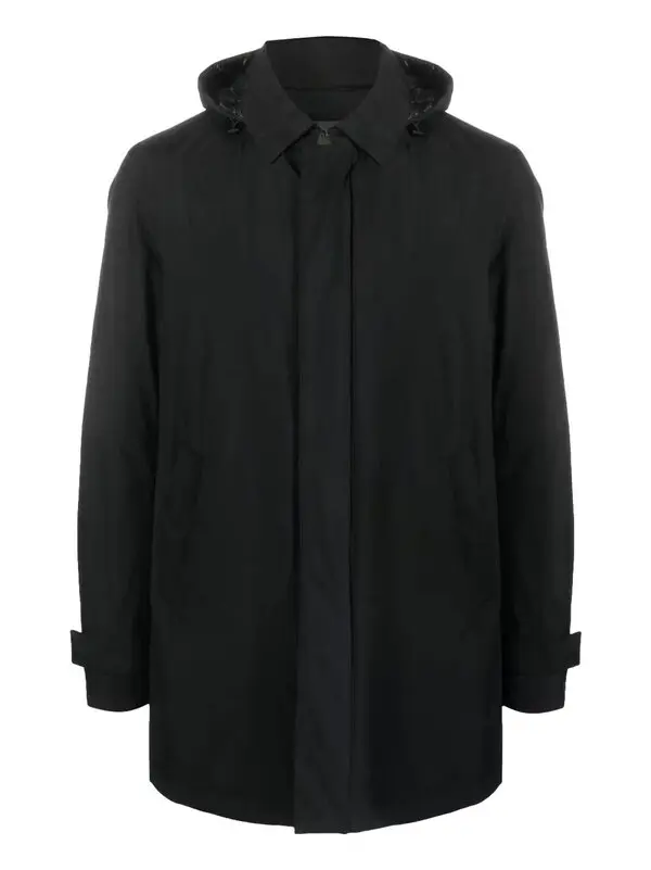 Herno Detachable-hood Parka - Black