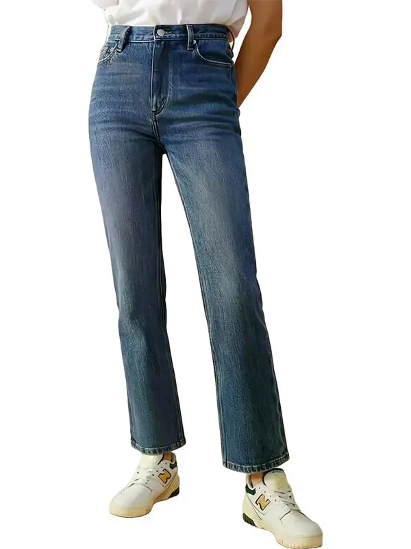 HEY JOANIE Activity Grrrl High-rise Jeans - Blue