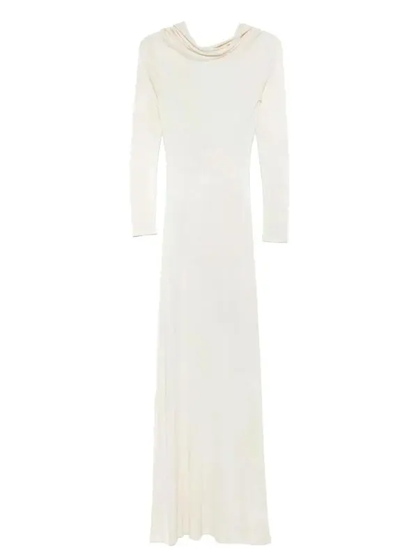 AYA MUSE Fine-knitted Maxi Dress - Neutrals