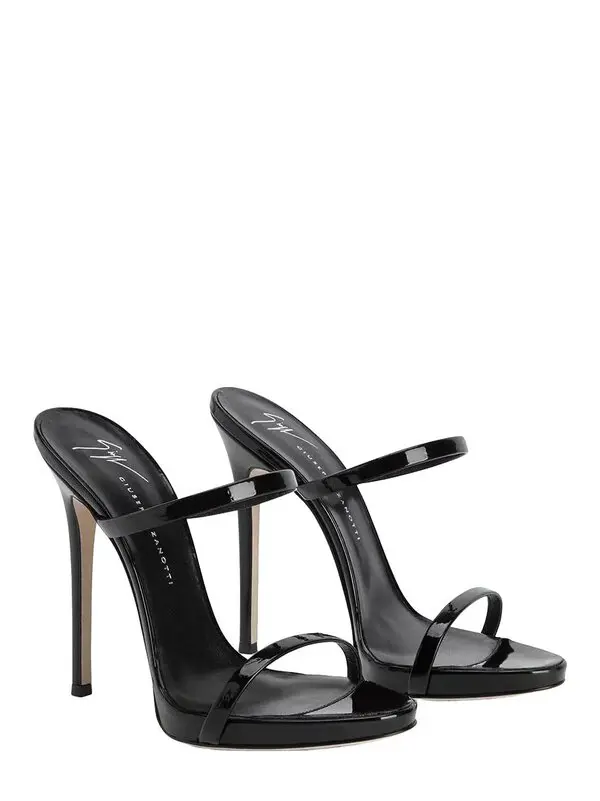 GIUSEPPE ZANOTTI 120mm Darsey Sandals - Black