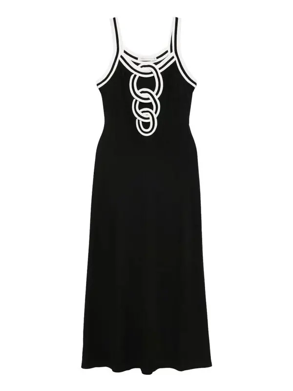 Christopher Esber Multi Verner Linked Chain Dress - Black