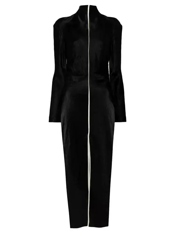 Nanushka Naia Midi Dress - Black