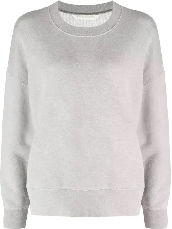 Palm Angels Star Patch Cotton Sweatshirt - Grey
