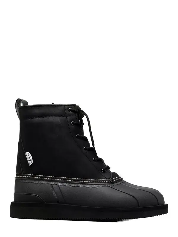 Suicoke Alal Lace-up Ankle Boots - Black