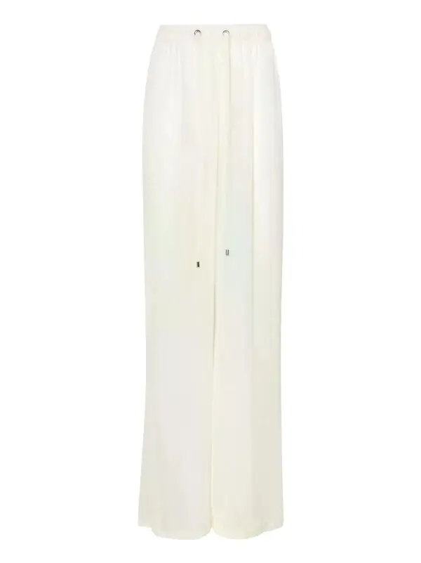 PARAMIDONNA Aurora Metallic-threading Palazzo Pants - Neutrals