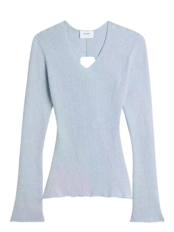 Axel Arigato Tube Ribbed-knit Top - Blue