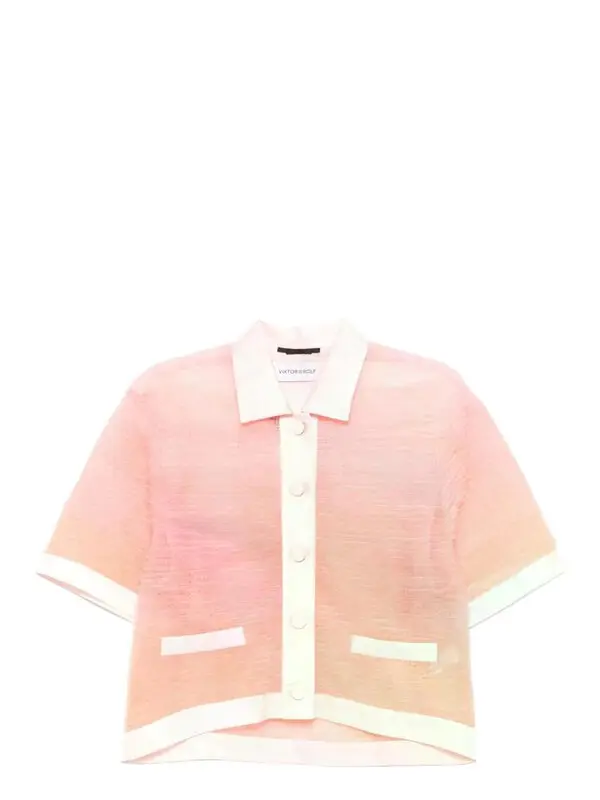 Viktor & Rolf Salmon Tulle Shirt - Pink