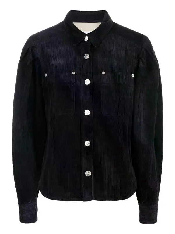 MARANT ETOILE Renata Corduroy Shirt - Blue