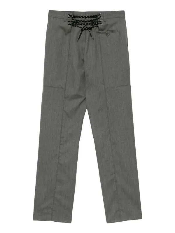 Martine Rose Tailored Straight-leg Trousers - Grey