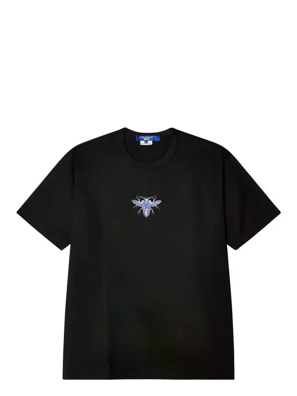 Junya Watanabe Graphic-print Cotton T-shirt - Black