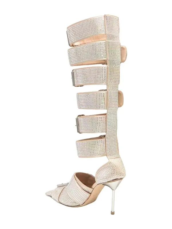 Giuseppe Di Morabito 100mm Knee-high Boots - Silver