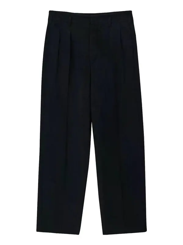 LEMAIRE Pleat-detailing Straight-leg Trousers - Grey