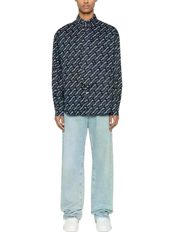 Kenzo X Verdy Logo-print Shirt - Blue