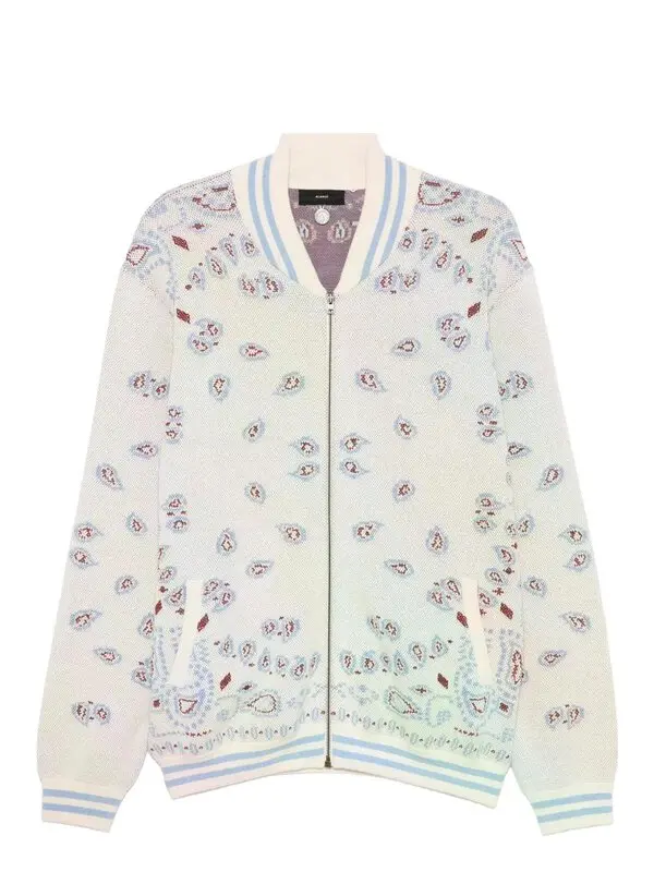 Alanui Bandana-print Bomber Jacket - Neutrals