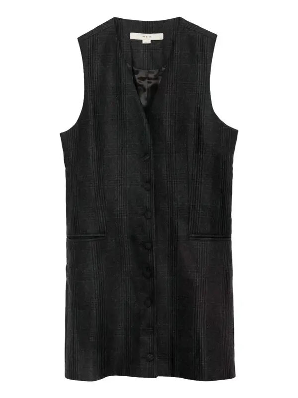Remain Birger Christensen Wool Blend Suiting Vest - Grey