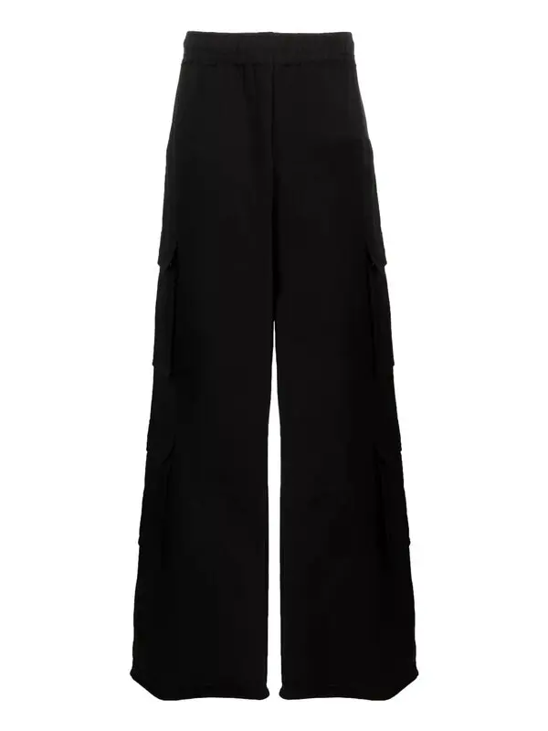 Vetements Cargo Cotton Track Pants - Black