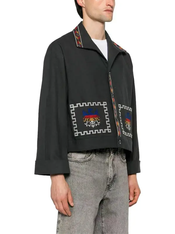 NEIGHBORHOOD Guatemalan Embroidered Shirt Jacket - Grey