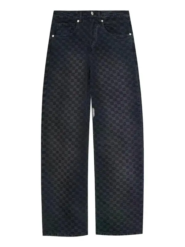 MISBHV Jacquard Monogram Jeans - Black