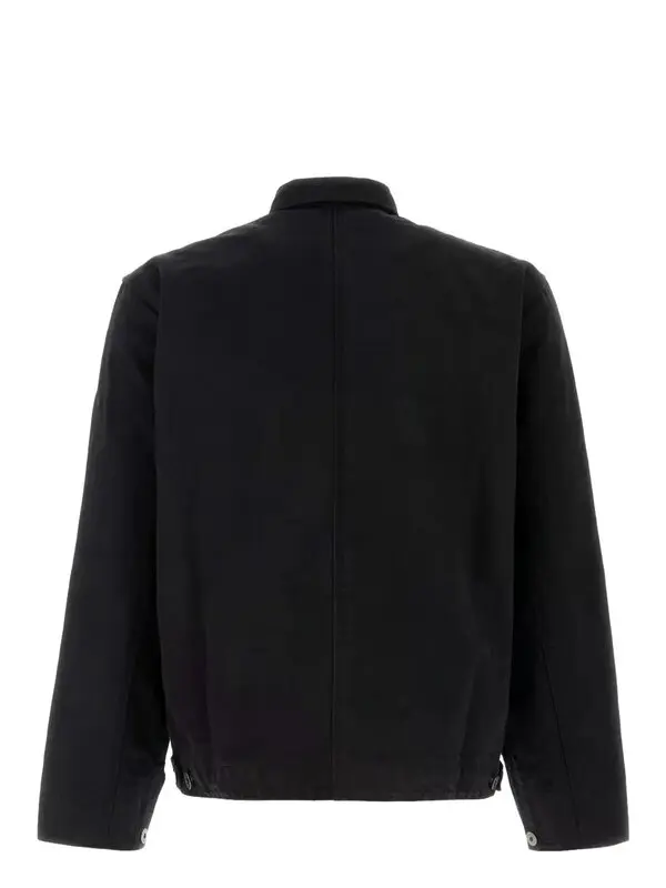 The North Face Denim Jacket With Classic Collar And Zip Fastening - Black