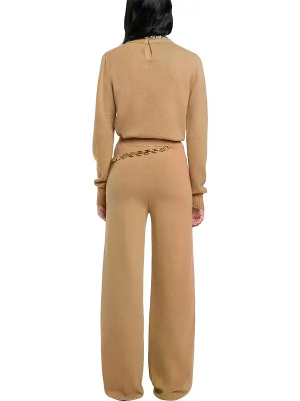 Rabanne Embellished Knitted Jumper - Neutrals