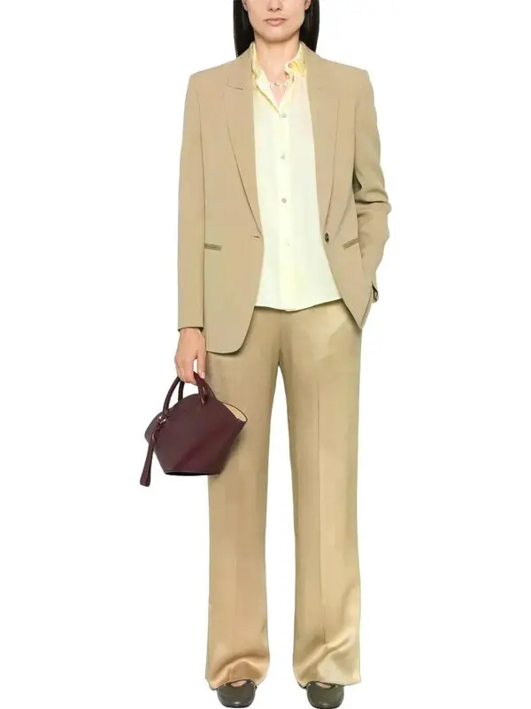 FORTE_FORTE Satin Trousers - Neutrals