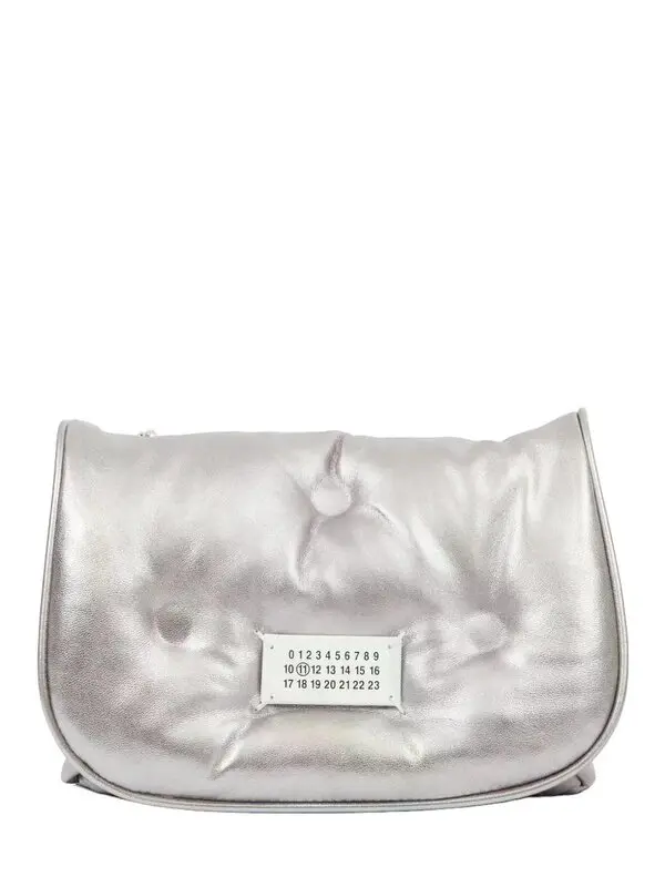 MAISON MARGIELA Glam Slam Flap Shoulder Bag - Silver