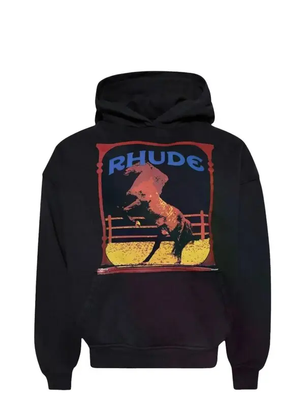 Rhude Cadre Hoodie - Black