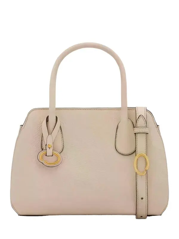 Oscar De La Renta Mini Ivy Structured Tote Bag - Neutrals