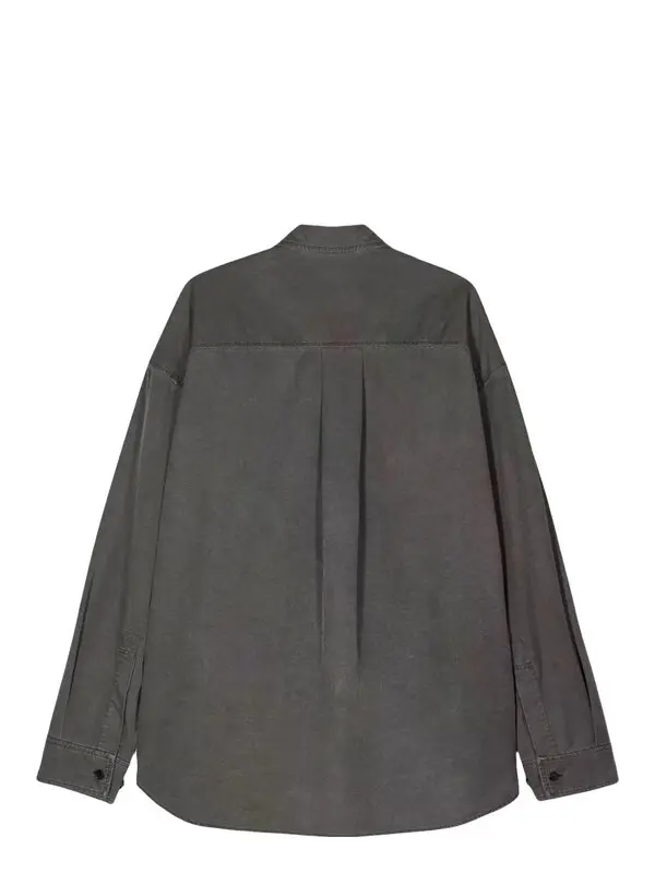 JUUN.J Dyed Taffeta Shirt - Grey