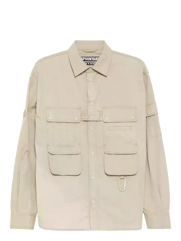 SPOONYARD Multi-pocket Shirt - Neutrals