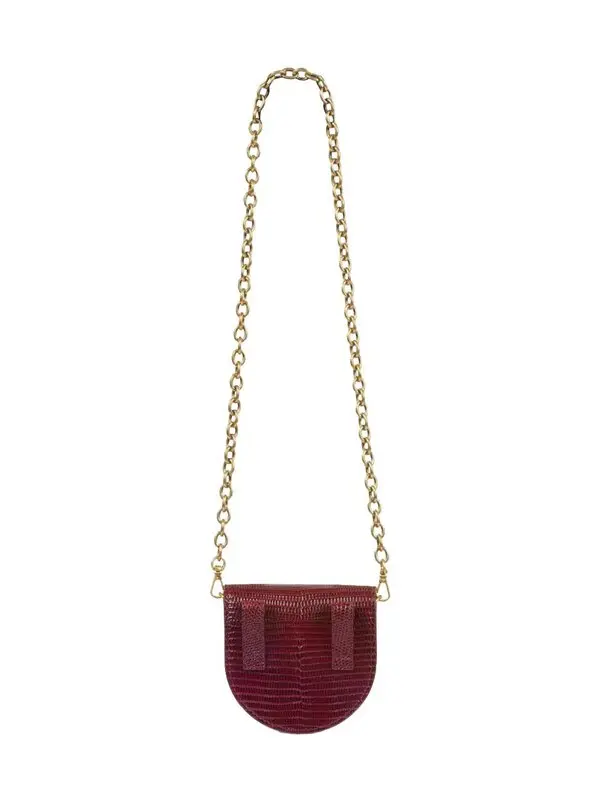 VIVIENNE WESTWOOD Lizard Saddle Crossbody Bag - Red