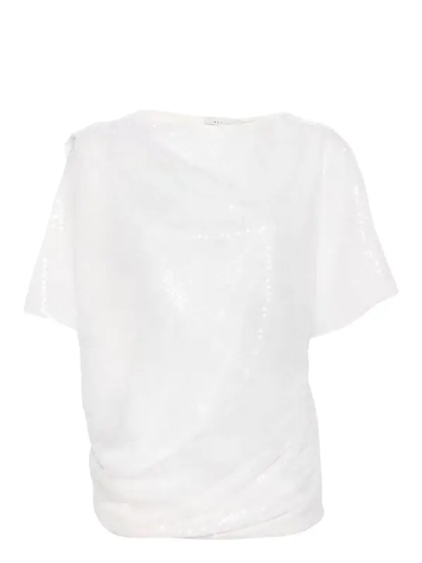 REV The Keziah Sequin Blouse - Neutrals