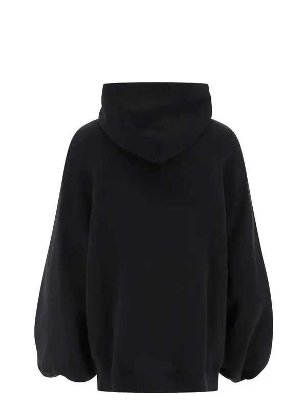 GMBH Organic Cotton Jersey Hoodie - Black