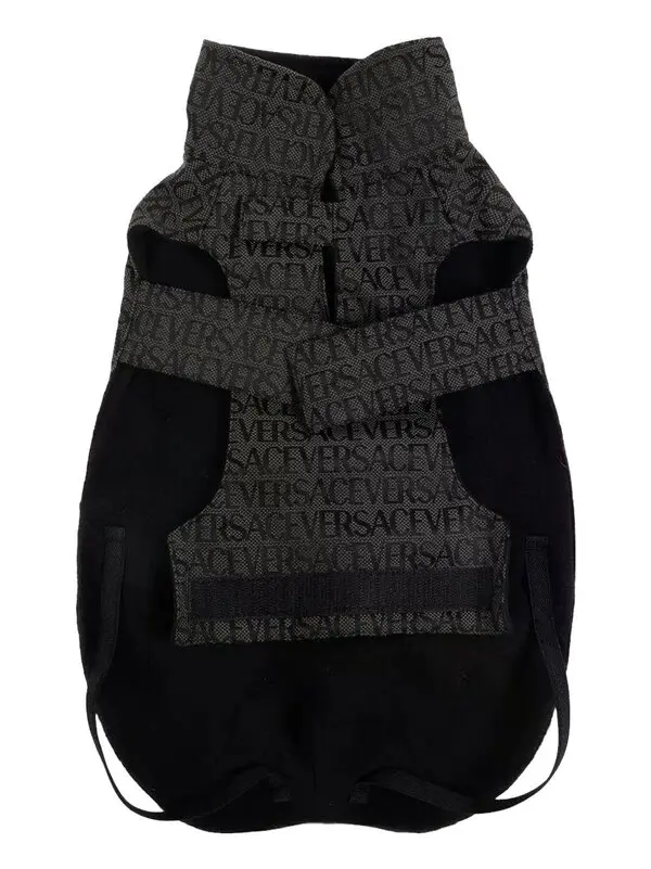 Versace Dog Raincoat - Black